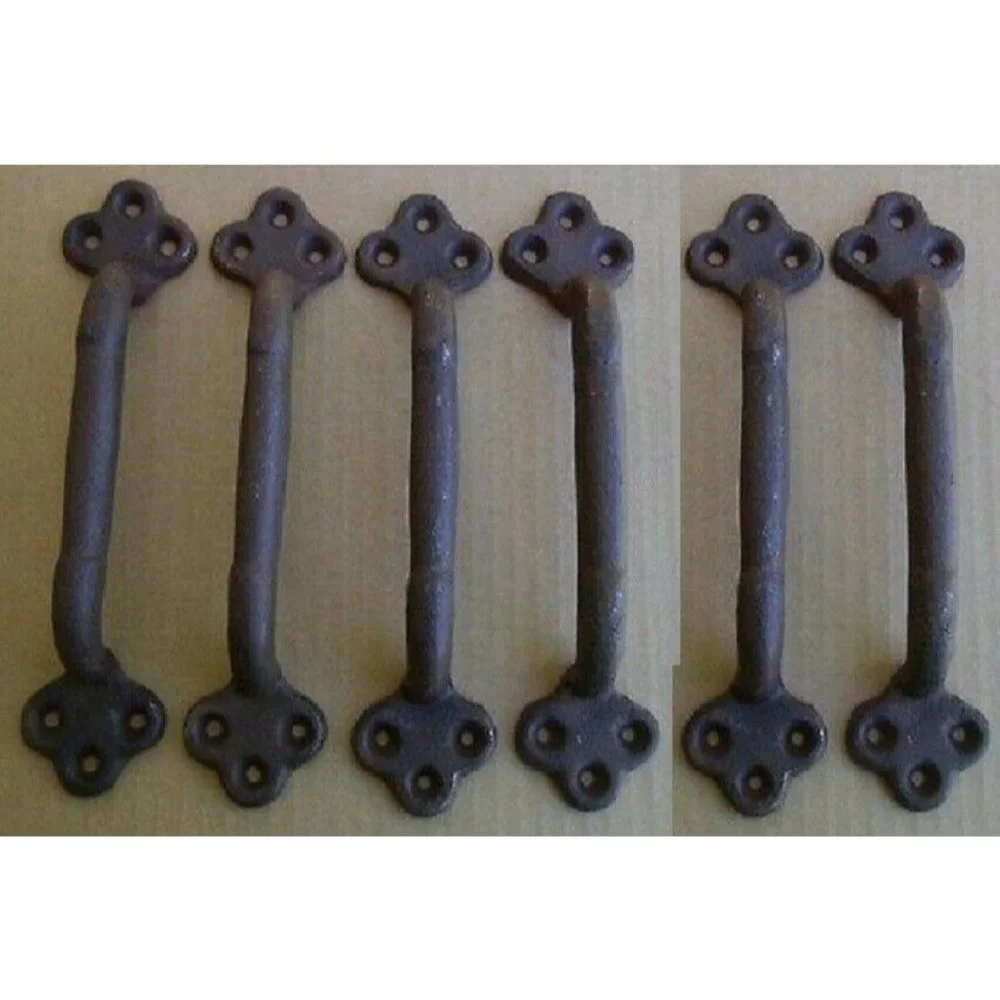 IWGAC | Accents | Oner Large 9 Long Cast Iron Gate Pull Handle Set Of ...